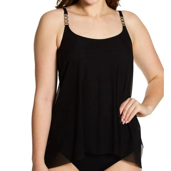 Coco Reef | Swim | Coco Reef Classic Solids Current Mesh Layer Tankini ...